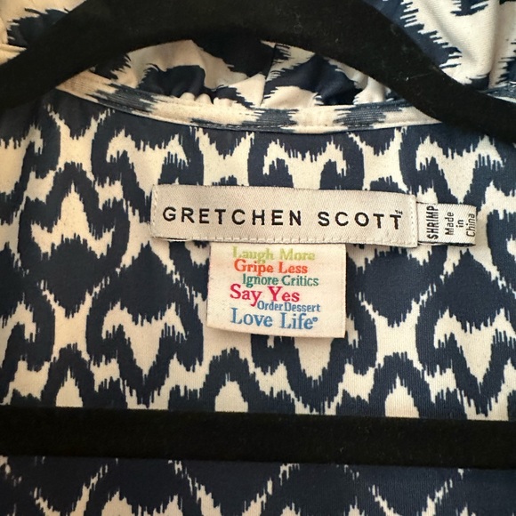 Gretchen Scott Designs | Dresses | Gretchen Scott Piazza Navy White ...